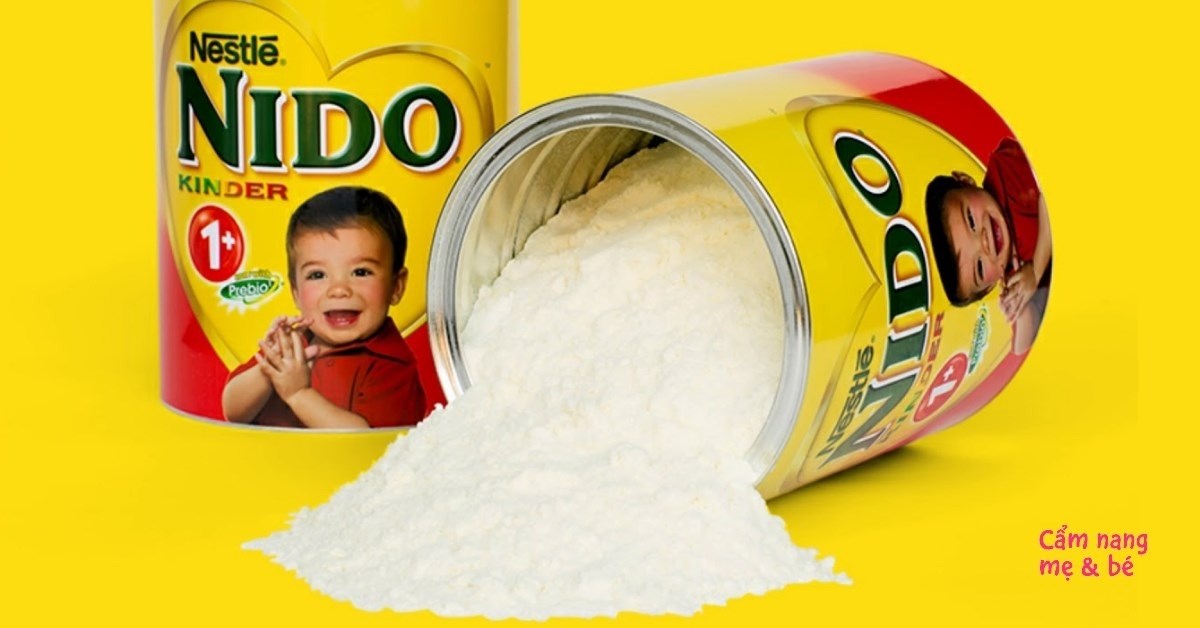 Cách pha sữa Nido nắp đỏ đúng chuẩn cho bé mẹ cần biết