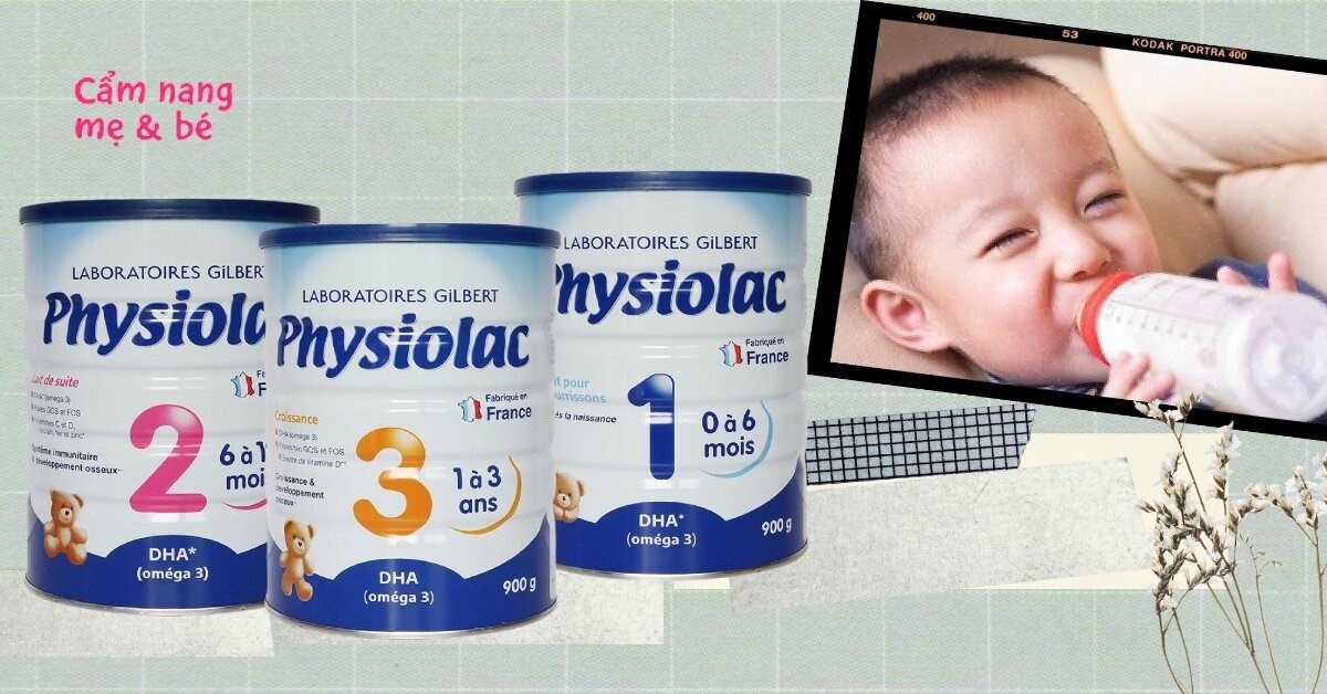 Cách pha sữa Physiolac số 1, 2, 3 đúng chuẩn không bị vón cục