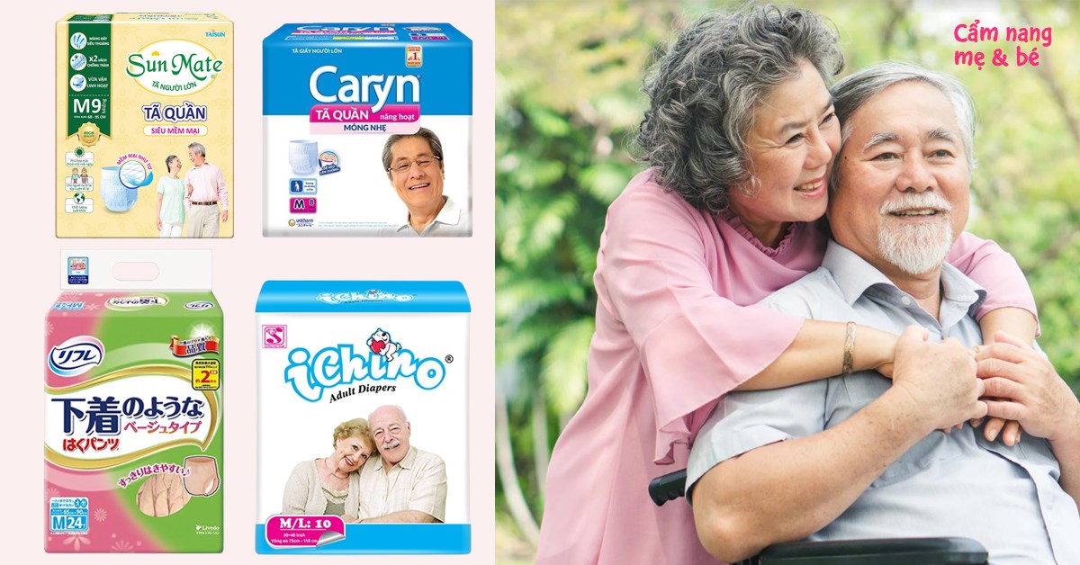 Tã cho người già loại nào tốt? Top 11 bỉm cho người già tốt