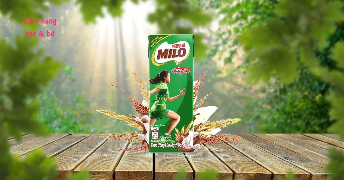 1 hộp sữa milo bao nhiêu calo? Uống có tăng cân không?