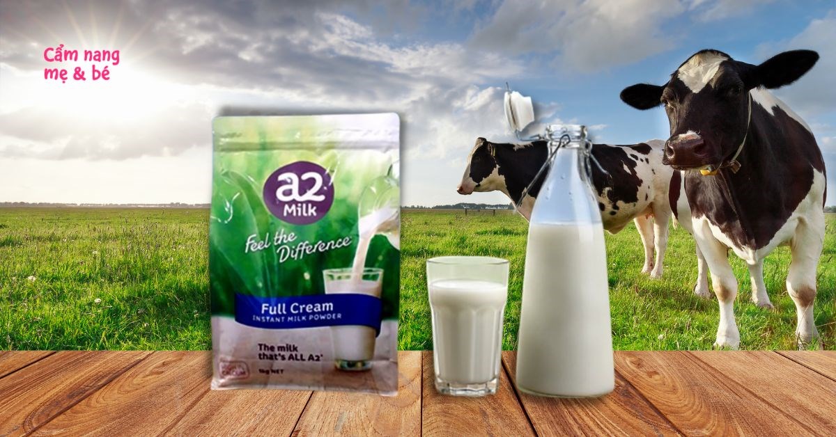Sữa tươi A2 dành cho trẻ mấy tuổi? Có tăng cân không?