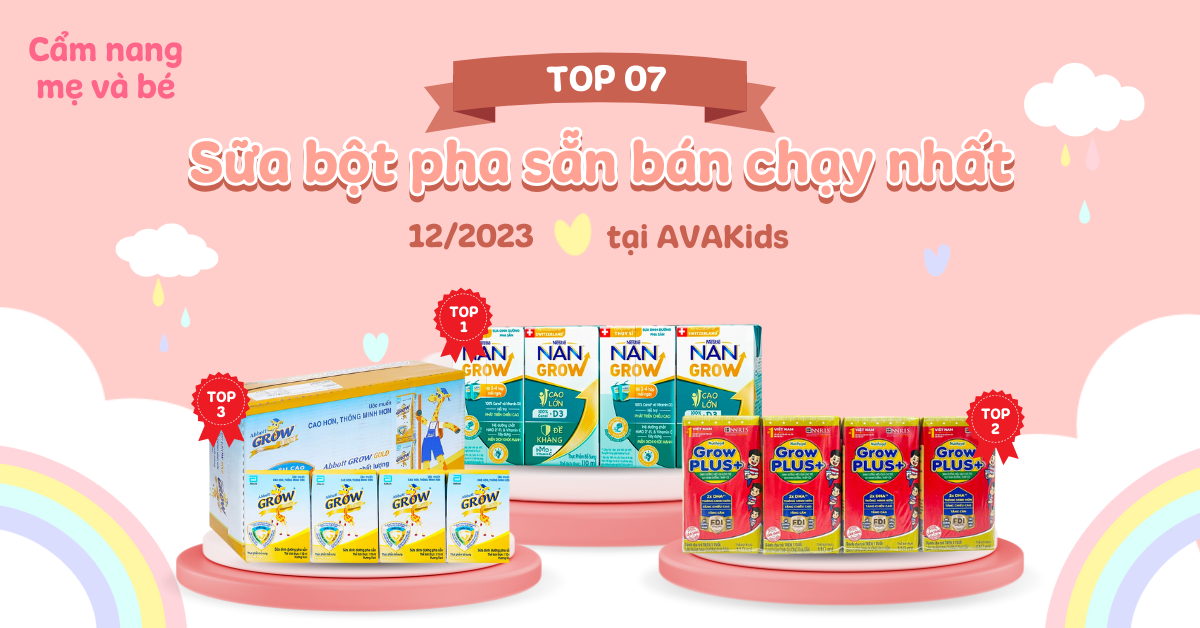 Top 6 loại sữa bột pha sẵn của Vinamilk tốt hiện nay