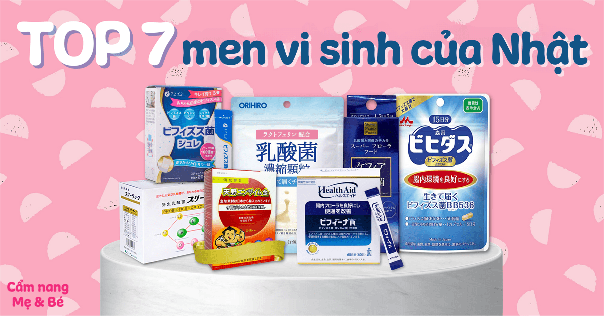 Top 7 men vi sinh của Hàn tốt hiện nay hỗ trợ tiêu hoá