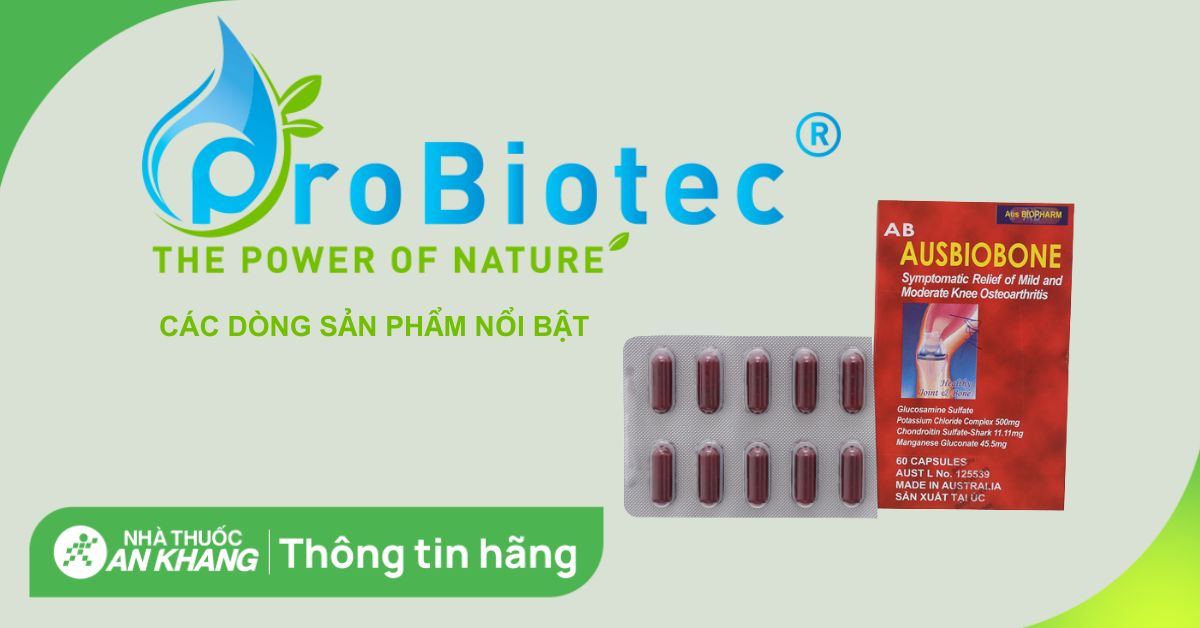 Thương hiệu Probiotec của nước nào? Có tốt không? Các dòng sản phẩm
