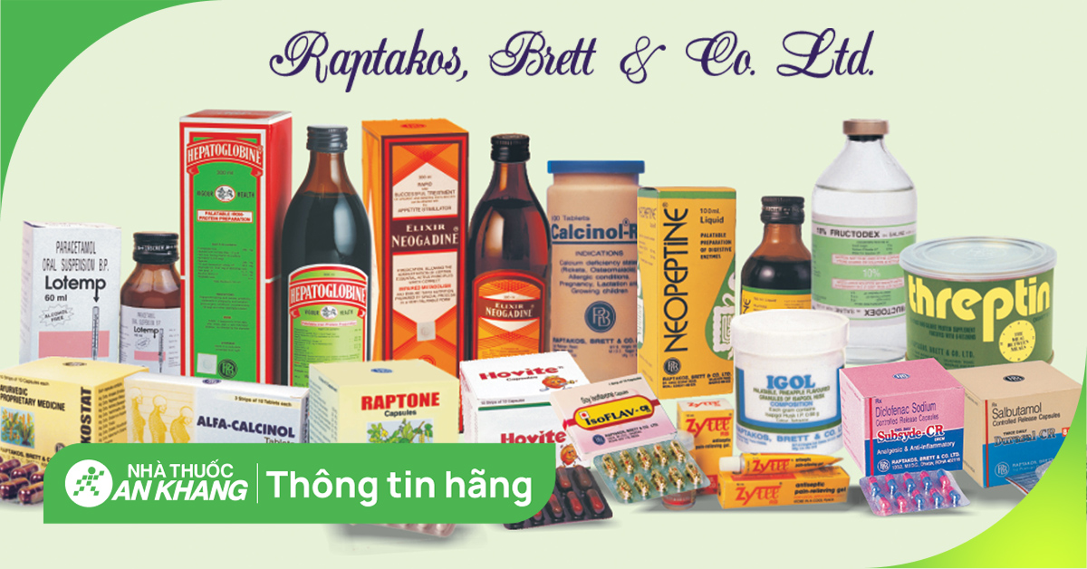 Thương hiệu Raptakos của nước nào? Có tốt không?