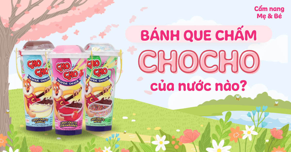 Bánh que chấm Chocho của nước nào? Có ngon không? Có mấy loại?