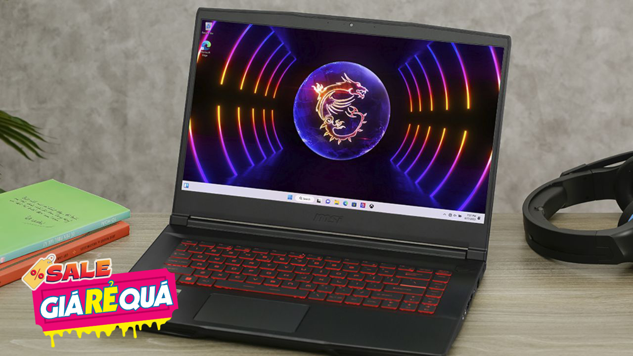 MSI Gaming GF63 giá chỉ từ 15.99 triệu, chơi game vi vu