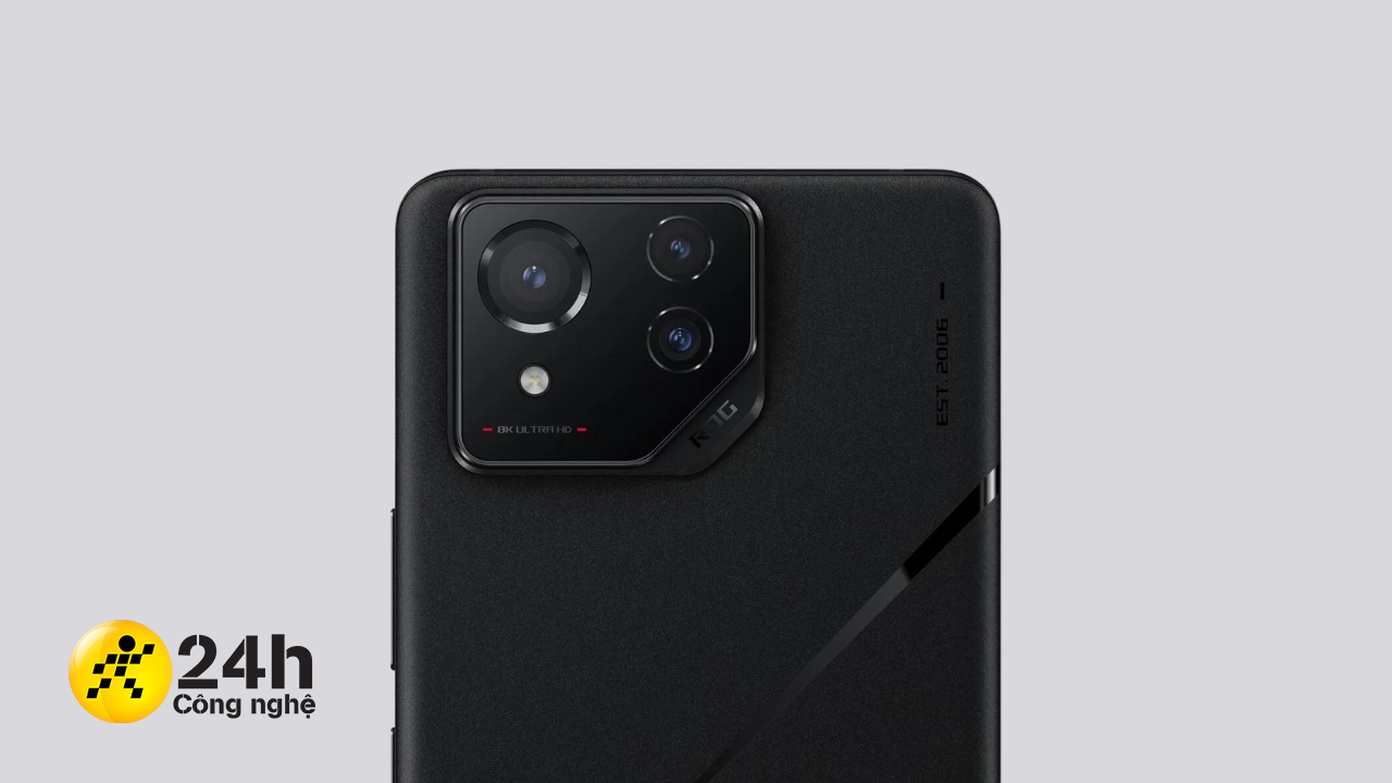 Lộ ảnh render sắc nét của ROG Phone 8 Pro: Viền mỏng, camera nhô cao