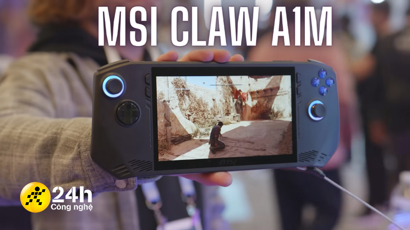 Trên tay MSI Claw A1M: Handheld PC xịn từ MSI, chip Intel Core Ultra 7