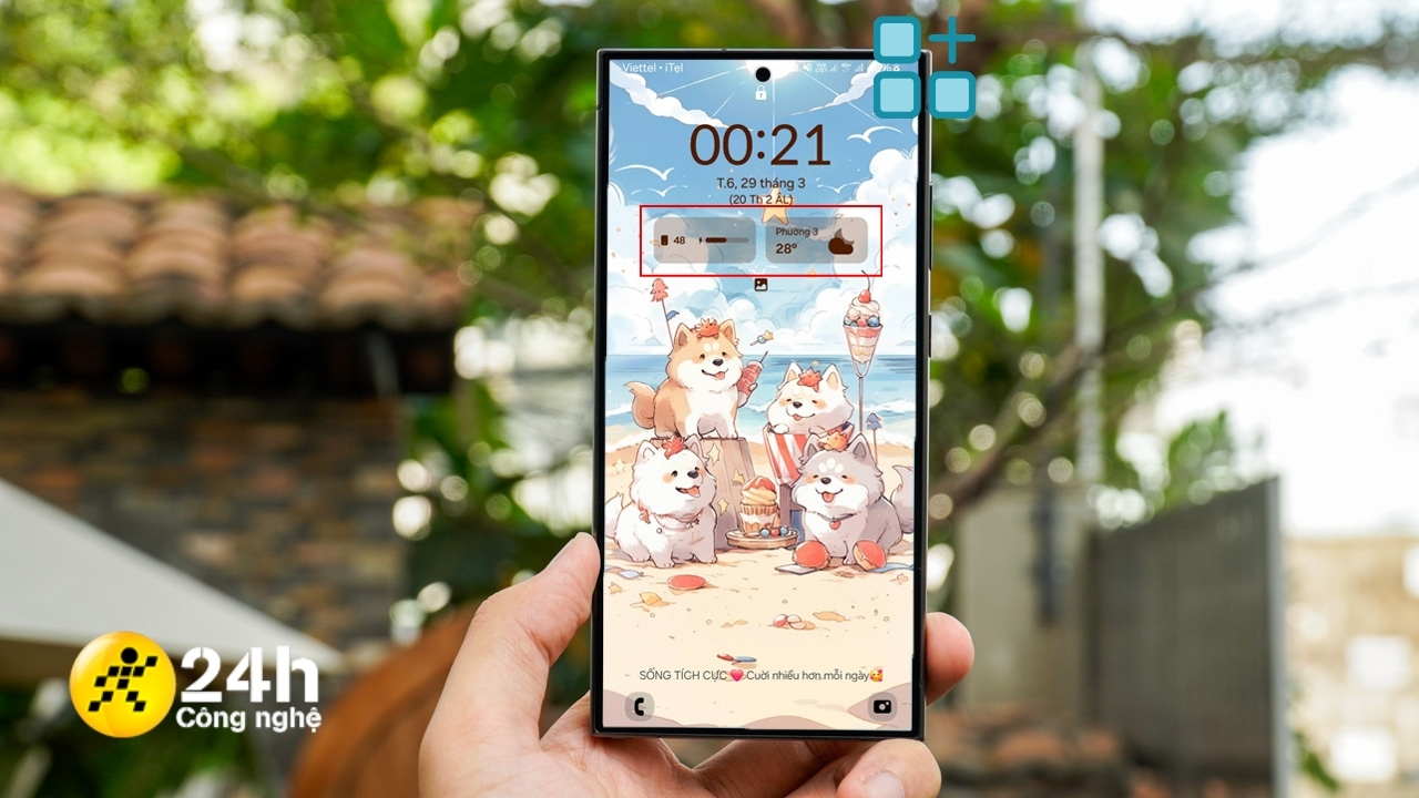 Cách thêm widget lên màn hình khóa Samsung, quản lý cực thuận tiện