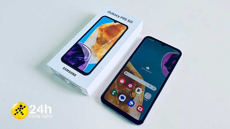 Trên tay Galaxy M15 5G: Thiết kế bắt mắt, Dimensity 6100+, pin lớn