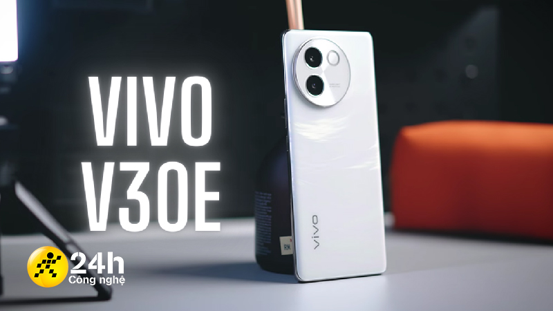 Trên tay Vivo V30e: Thiết kế bắt mắt, chip Snap 6 Gen 1, pin 5.500 mAh