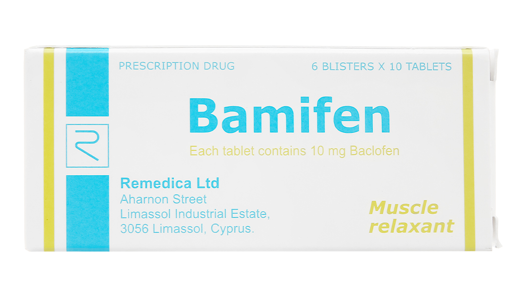 Bamifen 10mg giãn cơ, giảm co cứng cơ vân (6 vỉ x 10 viên) - 08/2024 ...