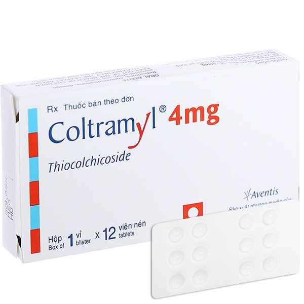 Coltramyl 4mg giãn cơ, trị đau do co cứng cơ (1 vỉ x 12 viên) - 11/2024 ...