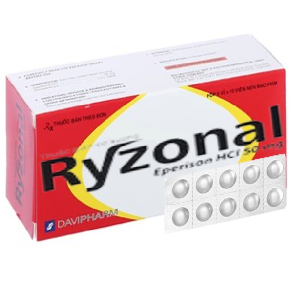 Myonal 50mg giãn cơ, trị đau do co cứng cơ