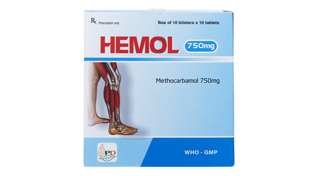 Hemol 750mg trị rối loạn cơ xương cấp (10 vỉ x 10 viên) - 08/2024 ...