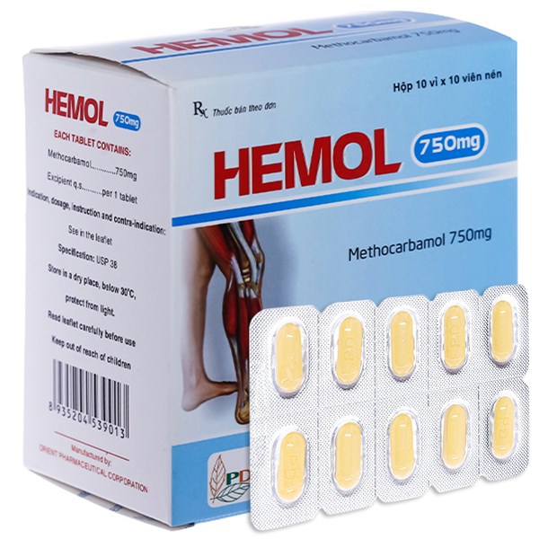 Mecabamol 750mg trị bệnh lý cơ xương cấp tính (6 vỉ x 10 viên) - 09/ ...