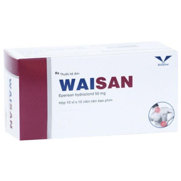 Waisan 50mg điều trị triệu chứng tăng trương lực cơ, co cứng cơ (10 vỉ ...