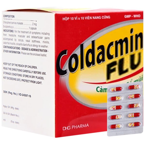 Coldfed trị cảm cúm, cảm lạnh chai 80 viên 04/2023 - Nhathuocankhang.com