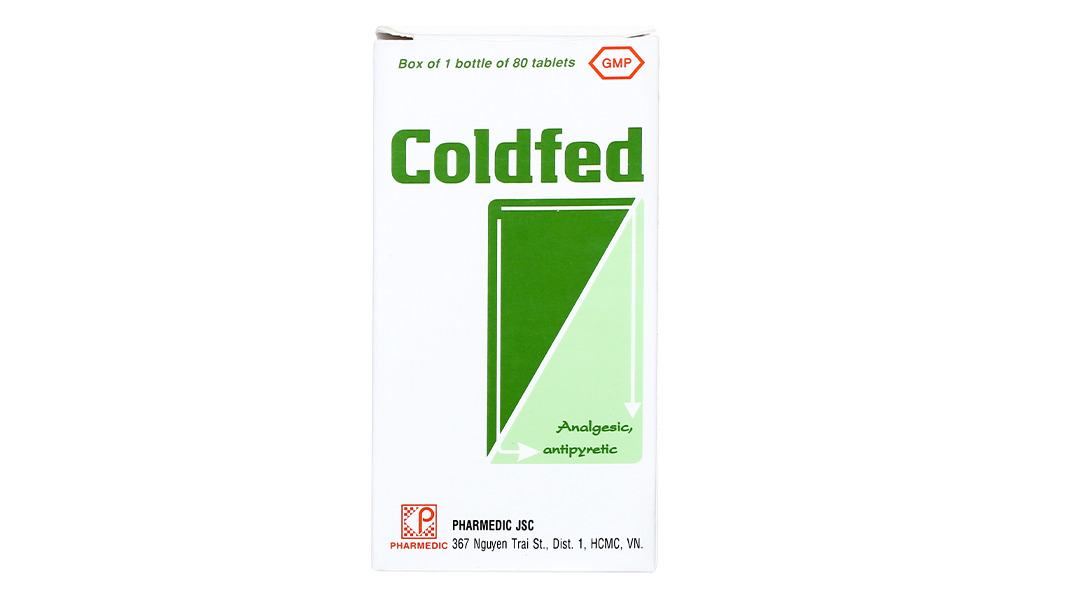 Coldfed trị cảm cúm, cảm lạnh chai 80 viên - 08/2024 | nhathuocankhang.com