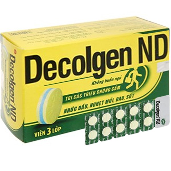 Thuốc Decolgen Forte vỉ 4 viên-Nhà thuốc An Khang