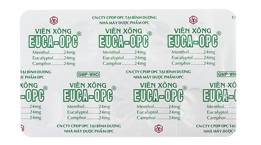 Viên xông Euca-OPC hộp 20 viên-Nhà thuốc An Khang