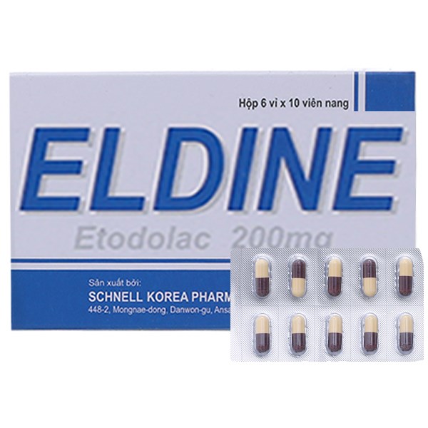 Eldine 200mg hộp 60 viên giảm đau, trị viêm khớp, thống kinh - 11/2024 ...
