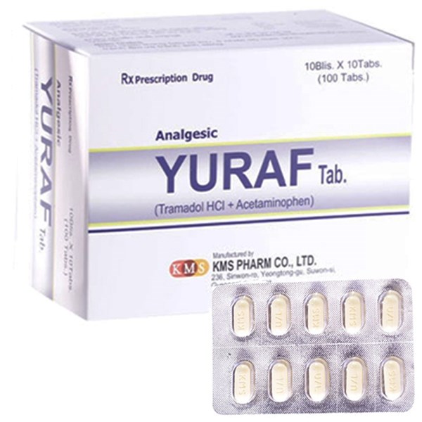 Yuraf Tab trị các cơn đau trung bình đến nặng (10 vỉ x 10 viên) - 10/ ...