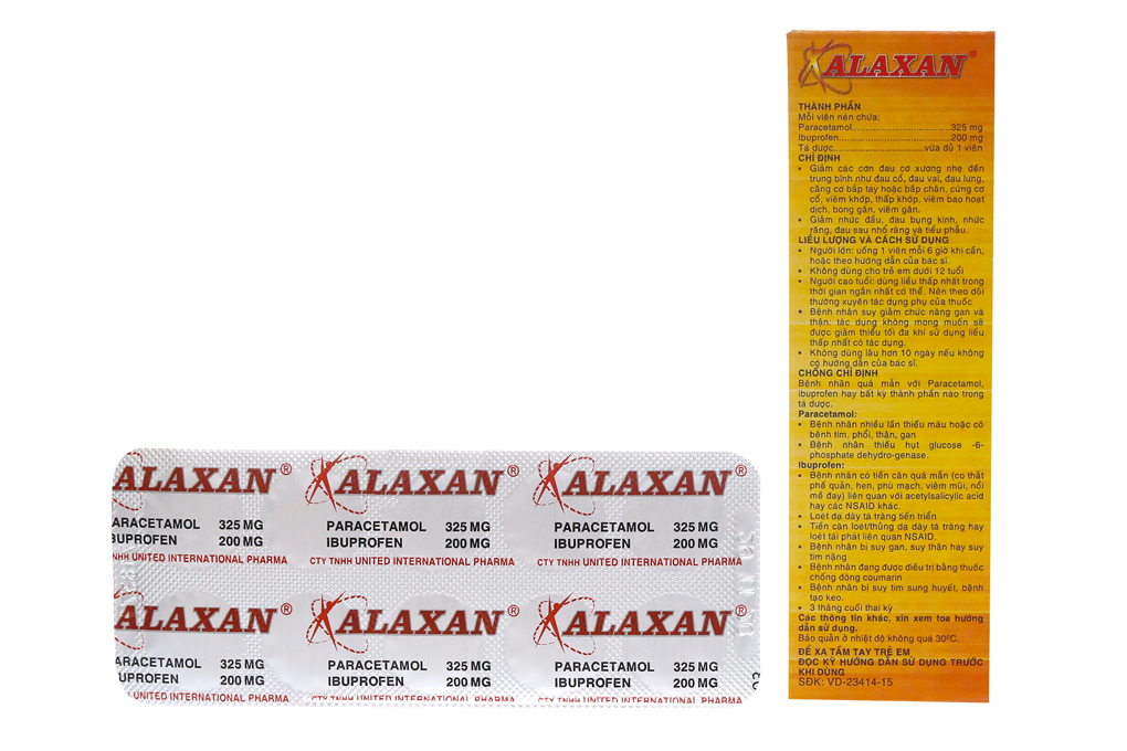Thuốc Alaxan vỉ 10 viên-Nhà thuốc An Khang