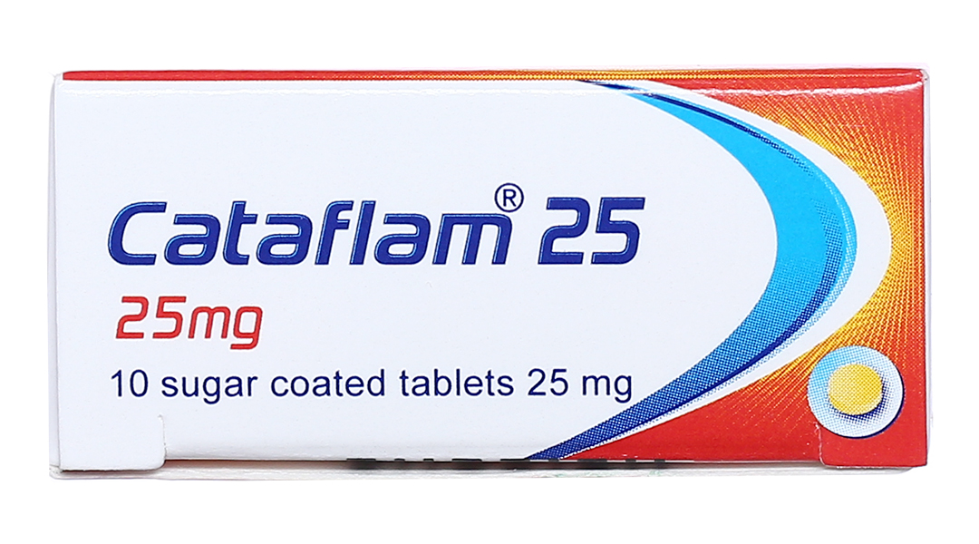 Thuốc Cataflam 25mg hộp 10 viên-Nhà thuốc An Khang