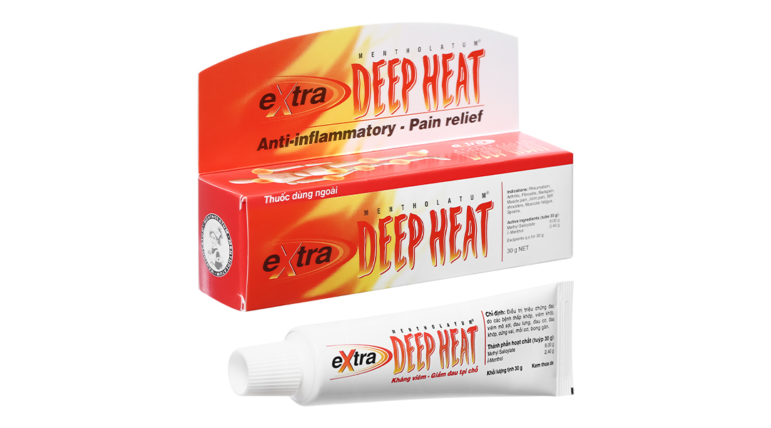 Kem bôi Extra Deep Heat trị đau do thấp khớp, viêm khớp tuýp 30g - 08/ ...