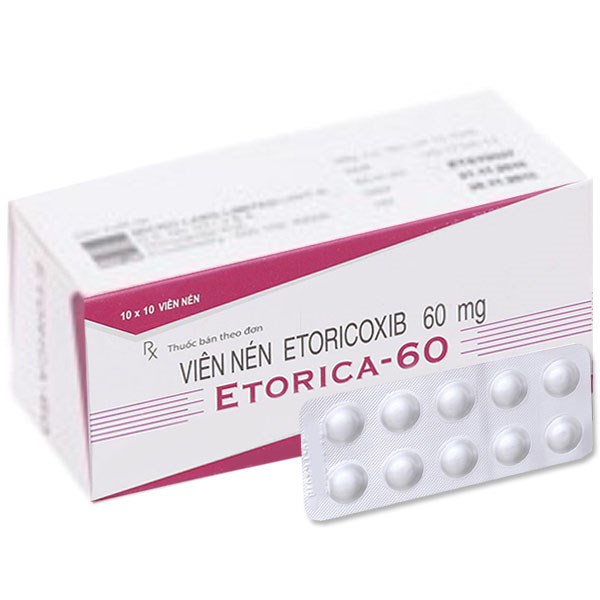 Etorica-60 giảm đau, kháng viêm xương khớp (10 vỉ x 10 viên) - 11/2024 ...