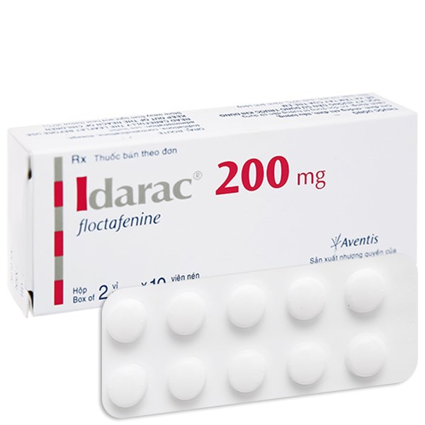 Idarac 200mg trị cơn đau nhẹ đến trung bình (2 vỉ x 10 viên) - 10/2024 ...