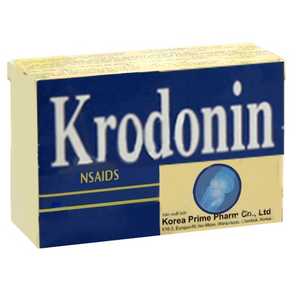 Krodonin 125mg giảm đau, kháng viêm xương khớp (10 vỉ x 10 viên) - 08/ ...