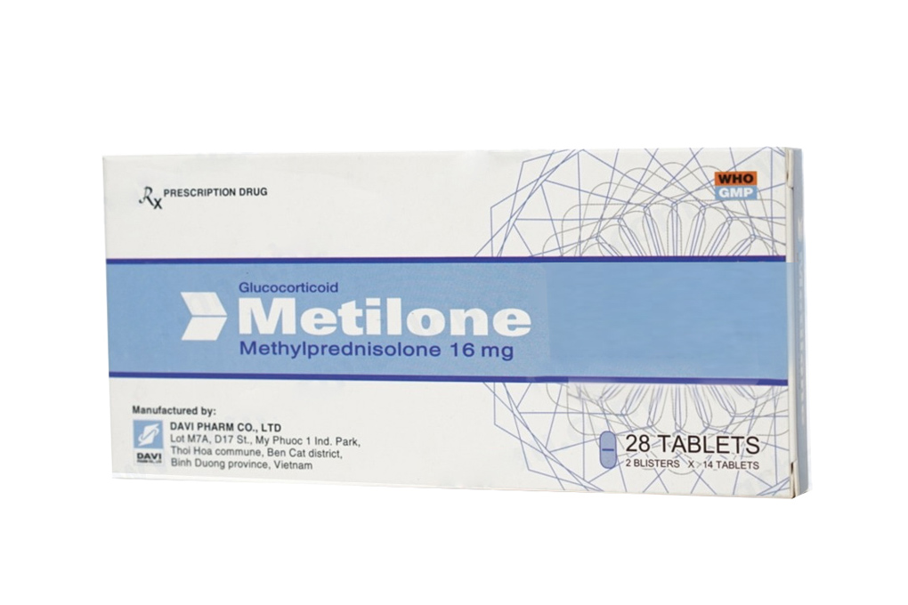 Metilone 16mg thuốc kháng viêm (2 vỉ x 14 viên) - 07/2024 ...