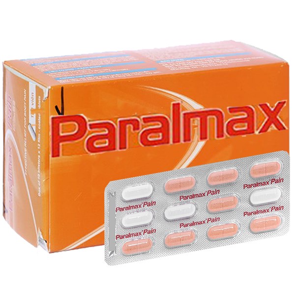 Paralmax Pain trị cơn đau nhẹ đến trung bình (10 vỉ x 12 viên) - 11/ ...