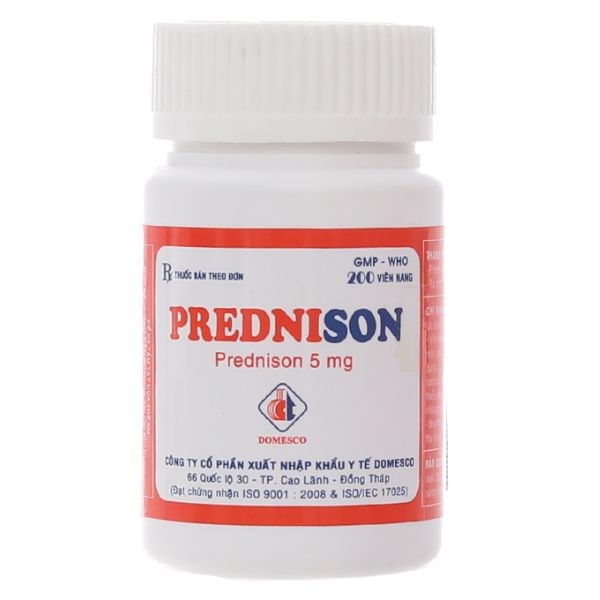 Prednison 5mg Domesco thuốc kháng viêm (10 vỉ x 10 viên) - 08/2024 ...