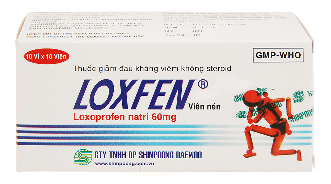 Thuốc Loxfen 60mg hộp 100 viên-Nhà thuốc An Khang