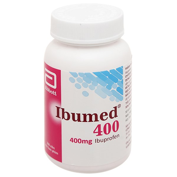 Ibuprofen F.T Pharma 400mg giảm đau, hạ sốt, kháng viêm (10 vỉ x 10 ...