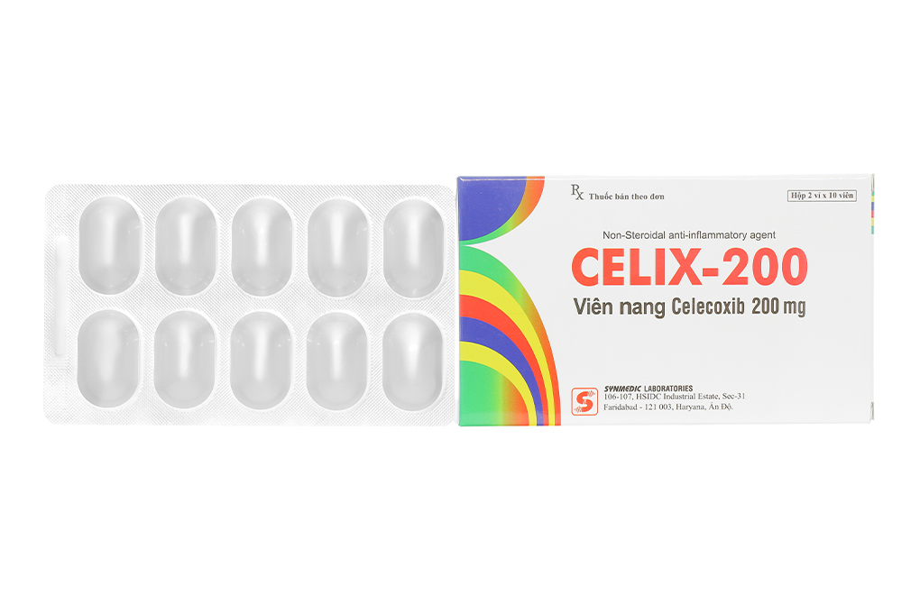 Celix 200mg giảm đau, kháng viêm xương khớp (2 vỉ x 10 viên) - 08/2024 ...