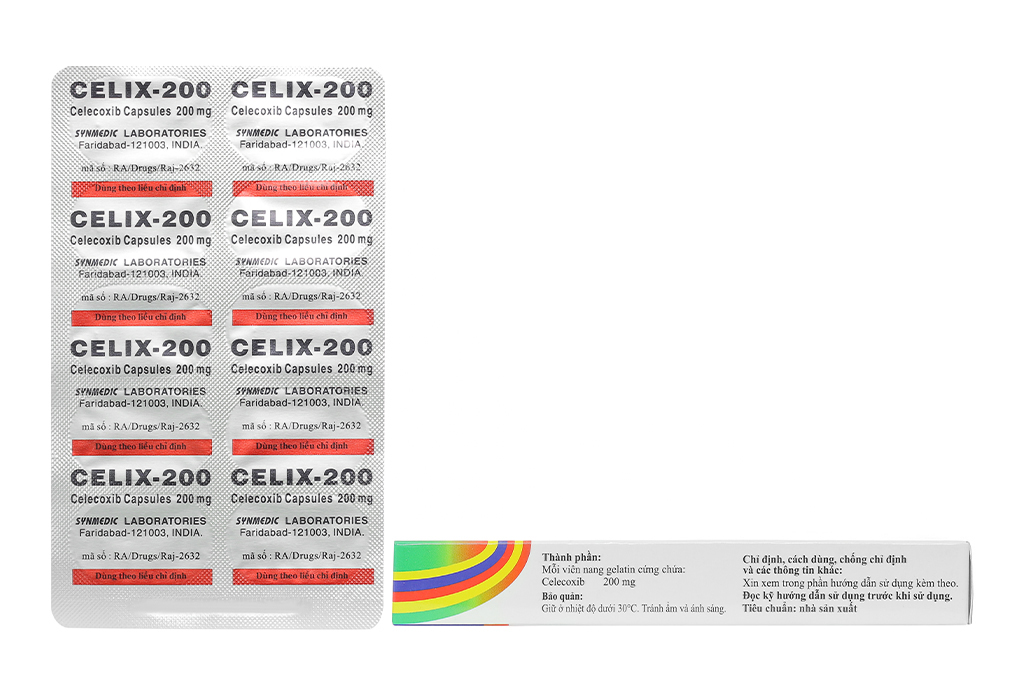 Celix 200mg giảm đau, kháng viêm xương khớp (2 vỉ x 10 viên) - 08/2024 ...