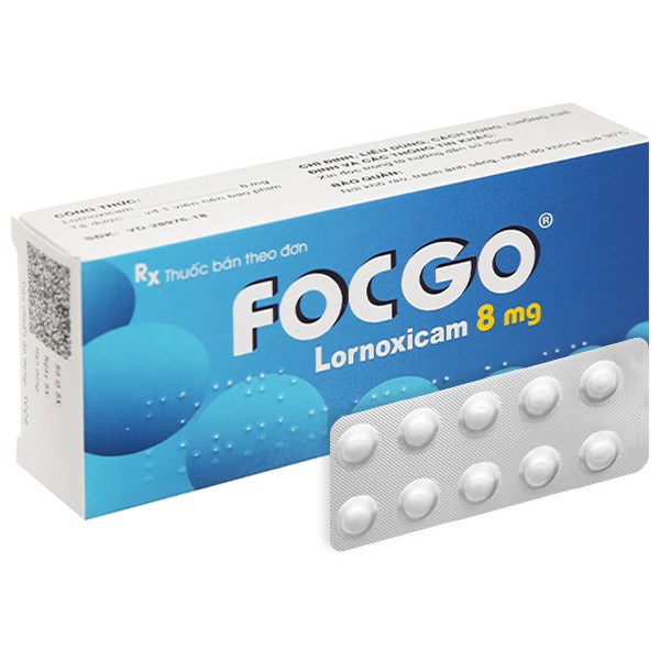 Focgo 8mg giảm đau, kháng viêm xương khớp (3 vỉ x 10 viên) - 11/2024 ...