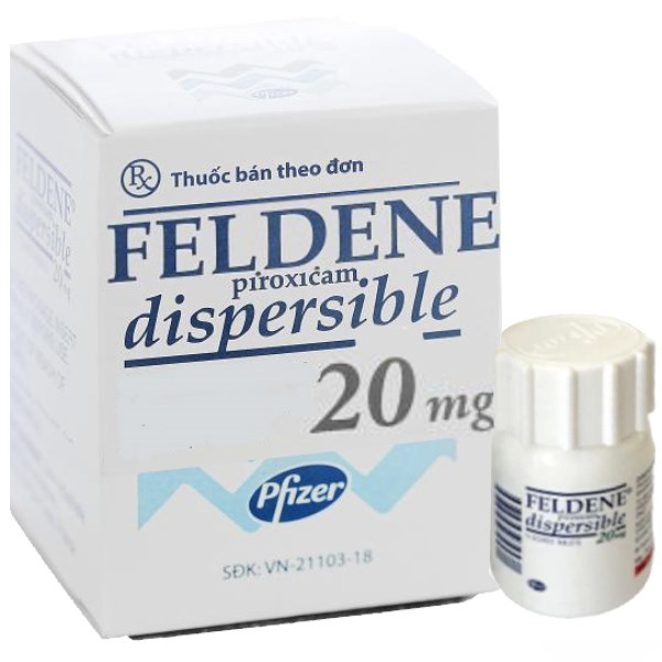 Feldene Dispersible 20mg giảm đau, kháng viêm xương khớp lọ 15 viên ...