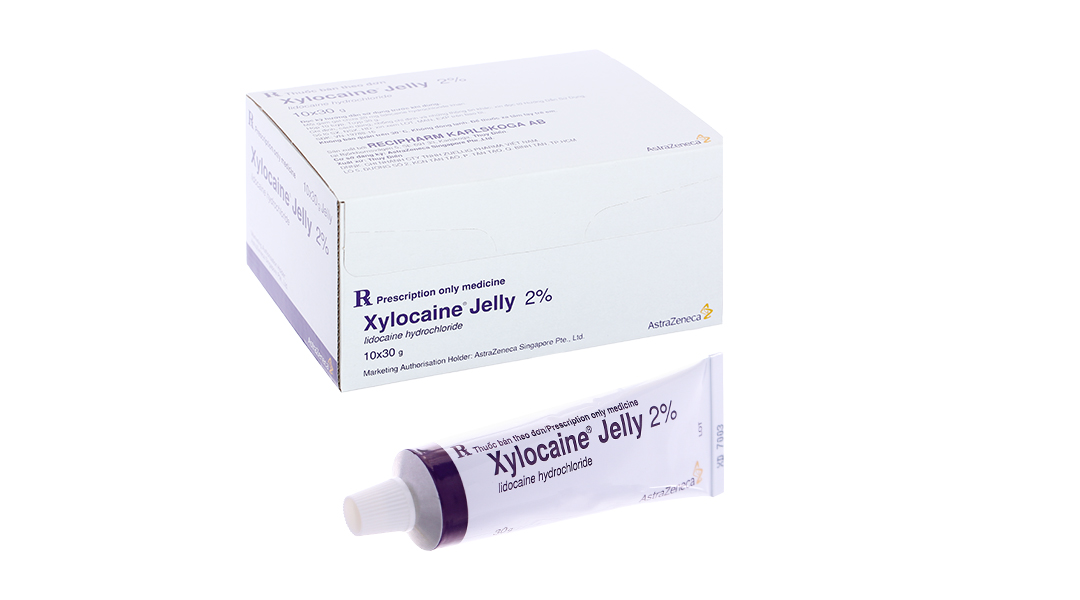 Gel bôi Xylocaine Jelly 2% gây tê, bôi trơn bề mặt tuýp 30g - 08/2024 | nhathuocankhang.com