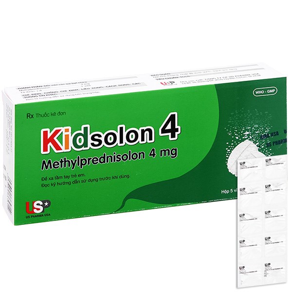 Viên sủi Kidsolon 4 hỗ trợ kháng viêm, giảm miễn dịch (5 vỉ x 10 viên ...