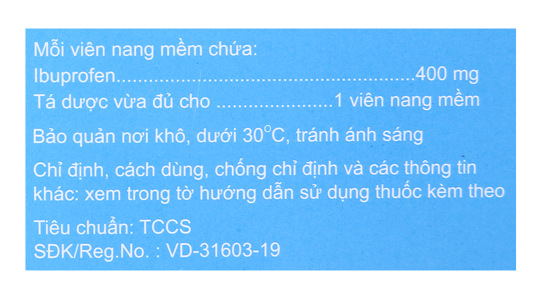 Thuốc Bosfen 400mg hộp 50 viên - Nhà thuốc An Khang