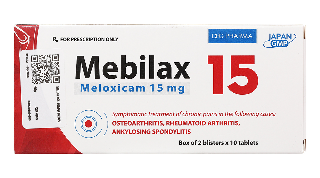 Mebilax 15mg viên điều trị đau do viêm xương khớp, thấp khớp - Nhà ...