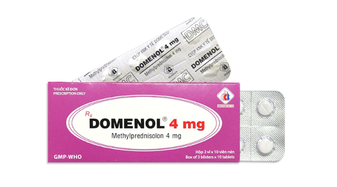 Domenol 4mg kháng viêm, điều trị viêm khớp dạng thấp, lupus ban đỏ (3 ...