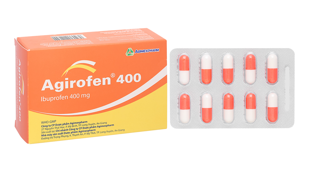 Agirofen 400mg giảm đau, chống viêm (3 vỉ x 10 viên) - 08/2024 ...