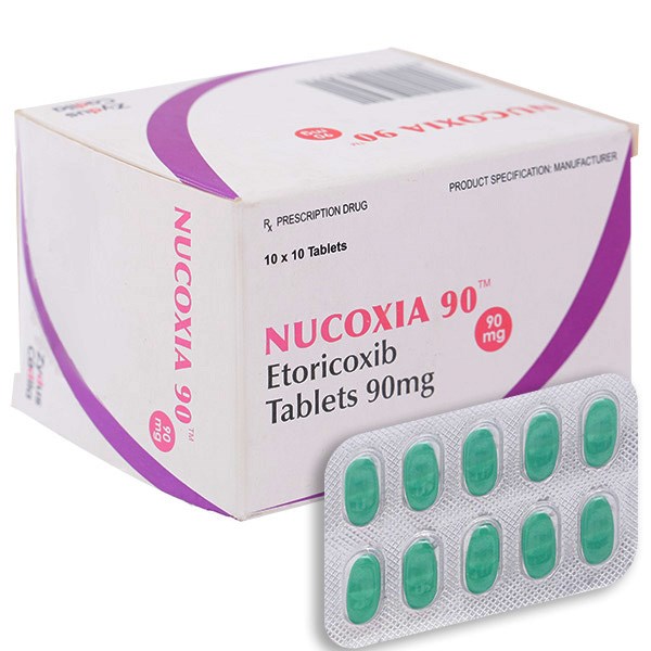 Nucoxia 90mg giảm đau, kháng viêm xương khớp (10 vỉ x 10 viên) - 11/ ...